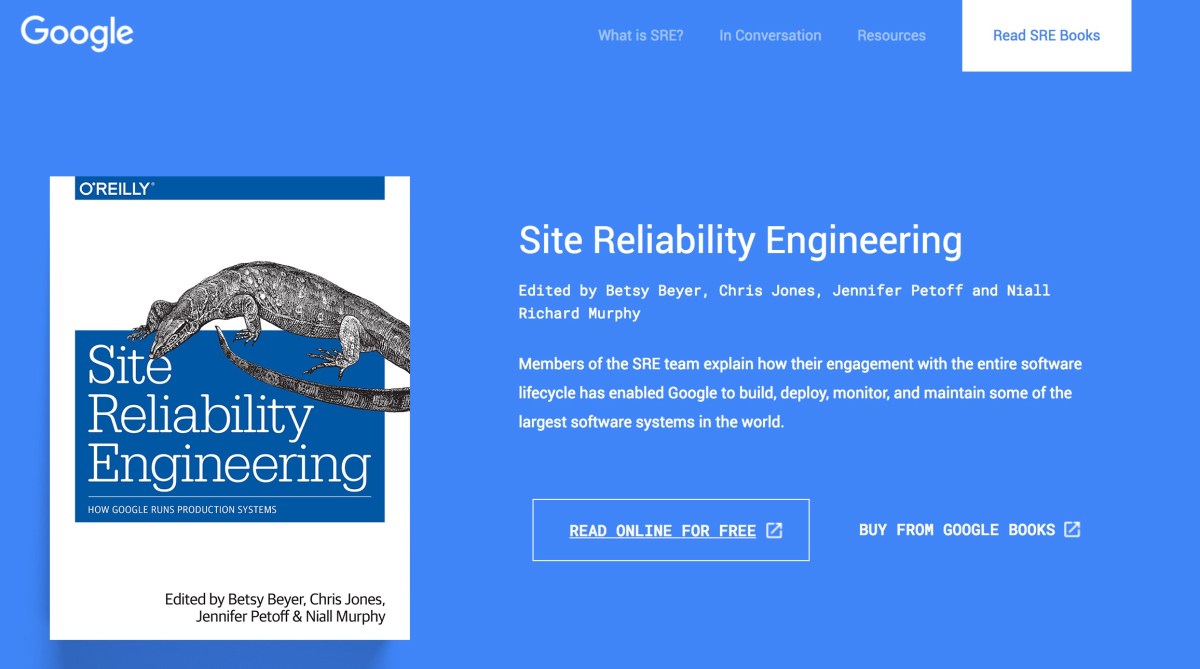 Review sách: Site Reliability Engineering – How Google Run Production ...